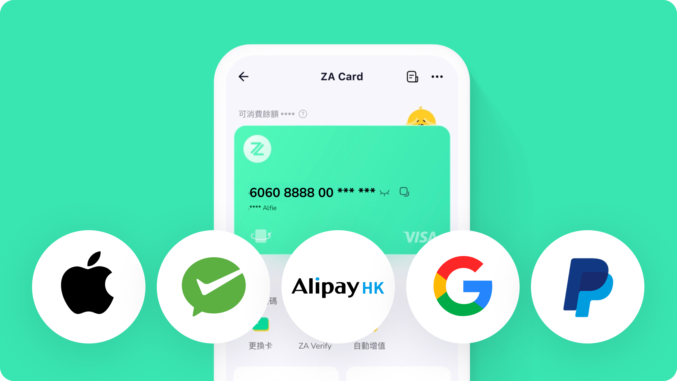 實用教學：如何用 ZA Card 綁定電子錢包📱