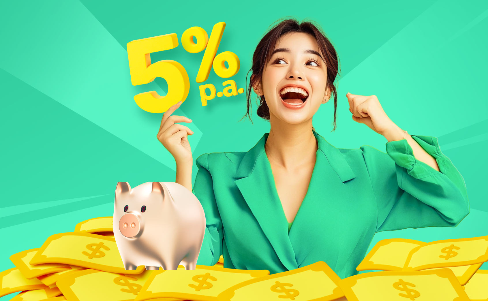 【ZA Bank】Savings Pot keeps your money flexible with high interest 😎